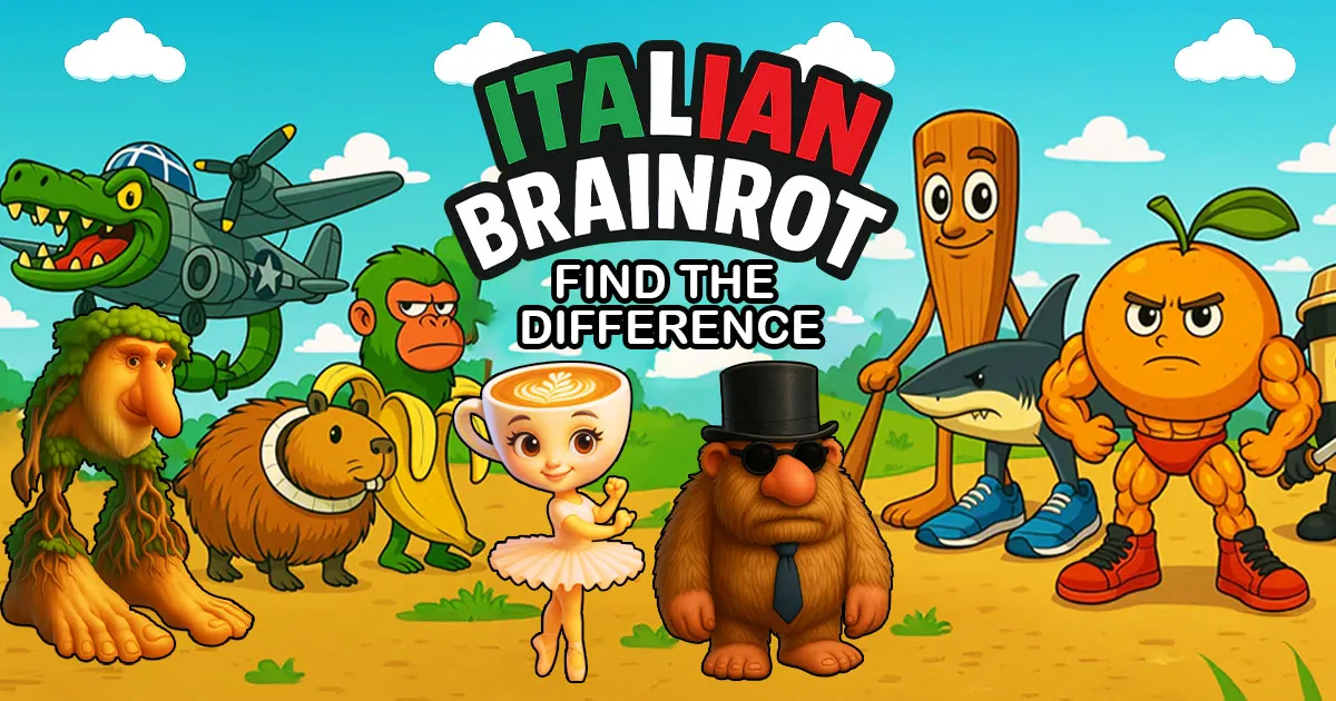 Italian Brainrot: Find the Difference - Play Free on OP Game